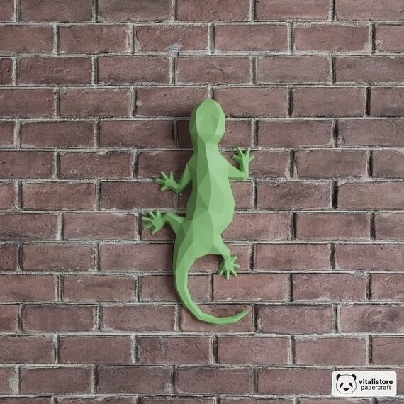 Salamander Papercraft 3D DIY Gift Paper Craft Lizard 3D | Etsy