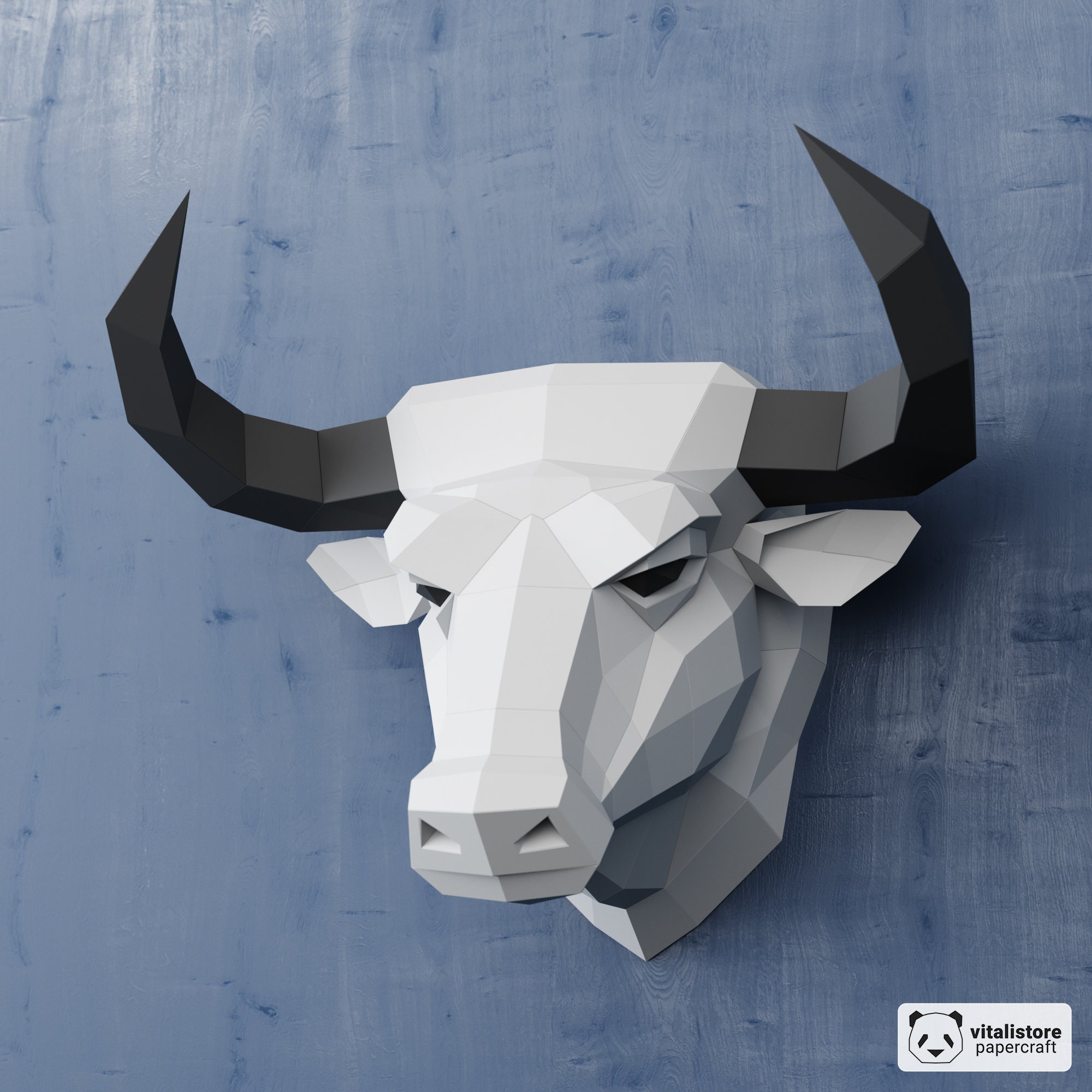 Bull Papercraft Cow 3D Papercraft DIY Gift 3D Paper Craft - Etsy Canada