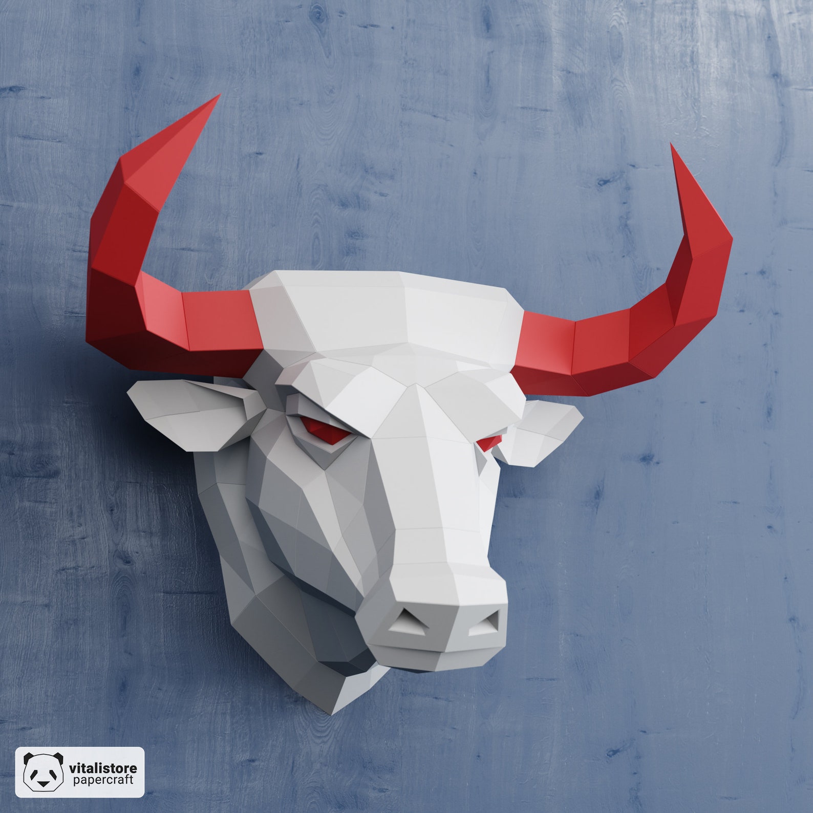 Bull Papercraft Cow 3D Papercraft DIY Gift 3D Paper Craft - Etsy Canada