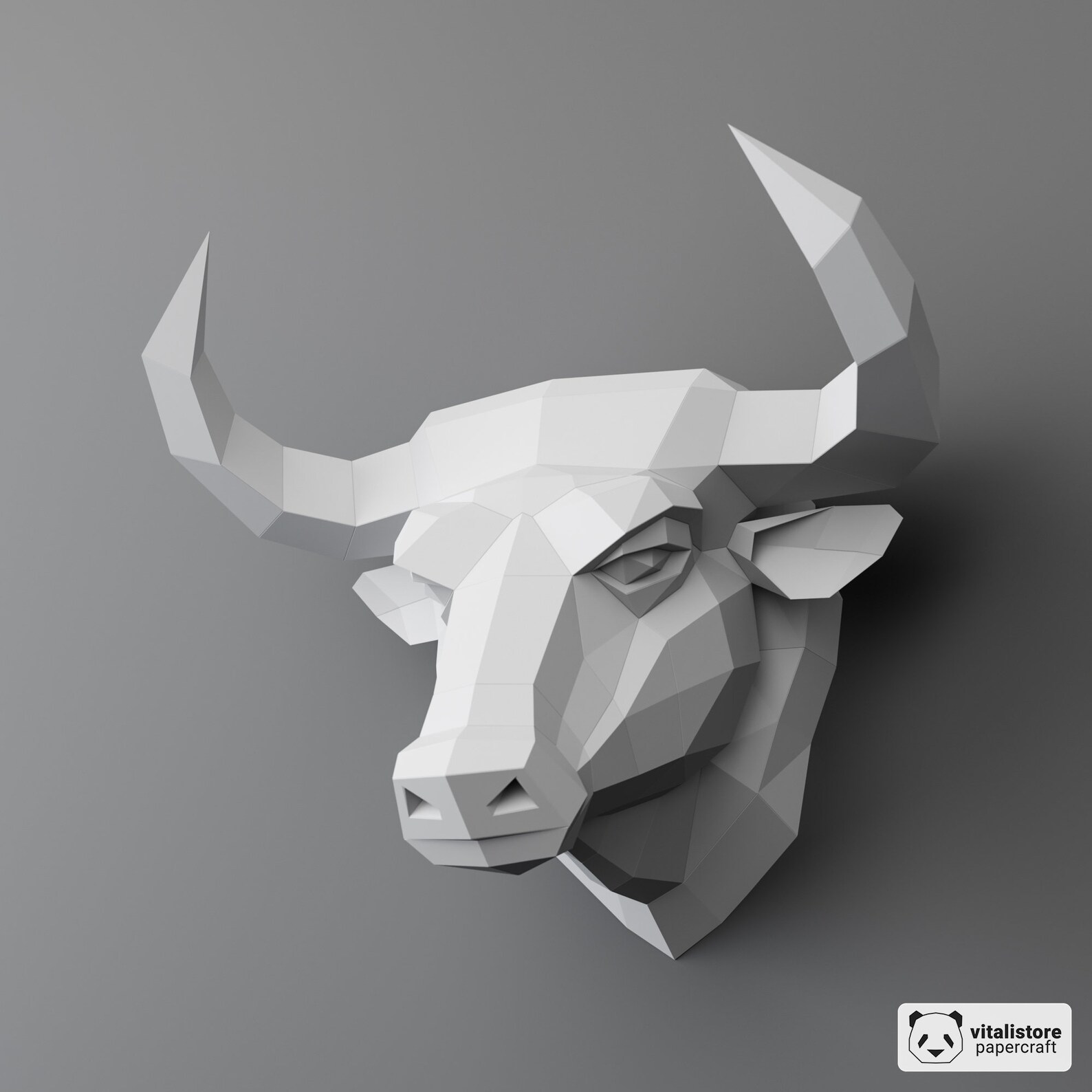 Bull Papercraft Cow 3D Papercraft DIY Gift 3D Paper Craft - Etsy Canada