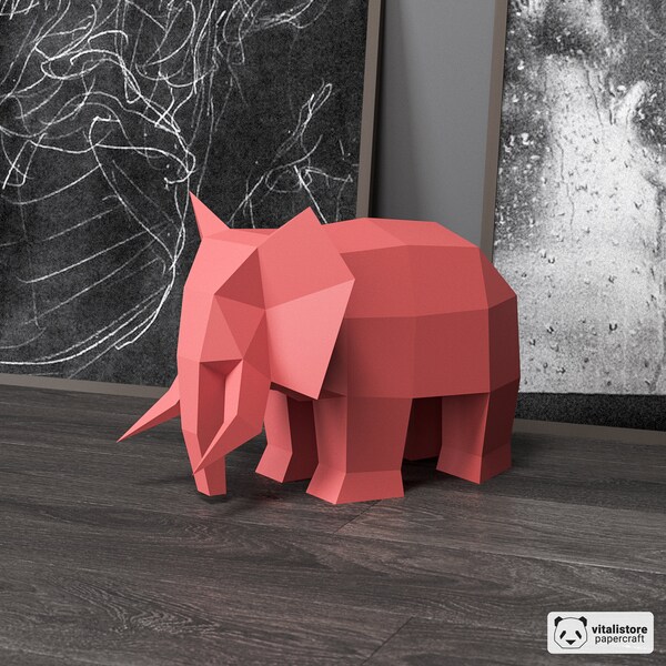 Low Poly Papercraft - Etsy