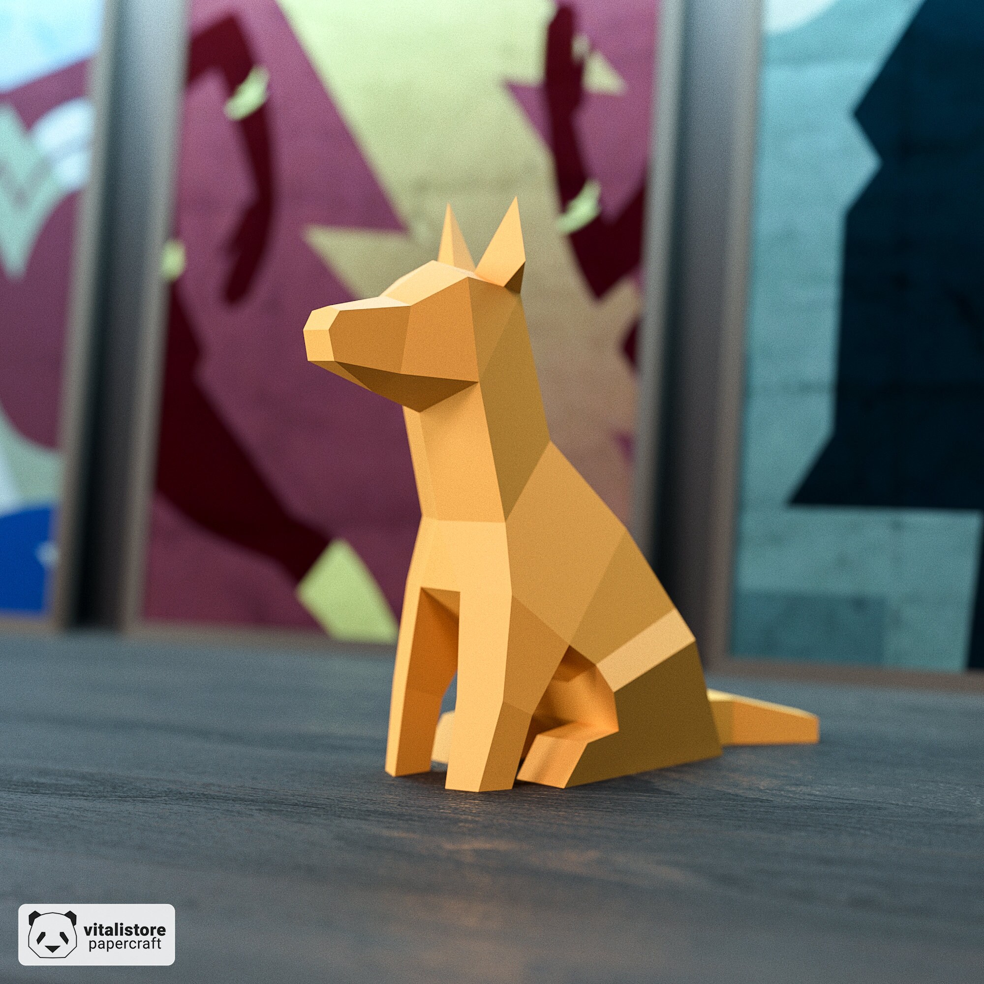 DIY Papercraft Hotdog 3d Papercraft Art Lowpoly Hotdog Papercraft🌈 ...