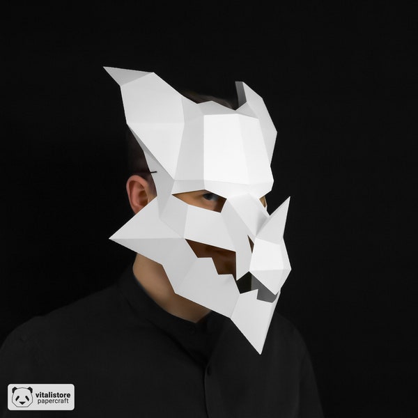 Low Poly Mask - Etsy