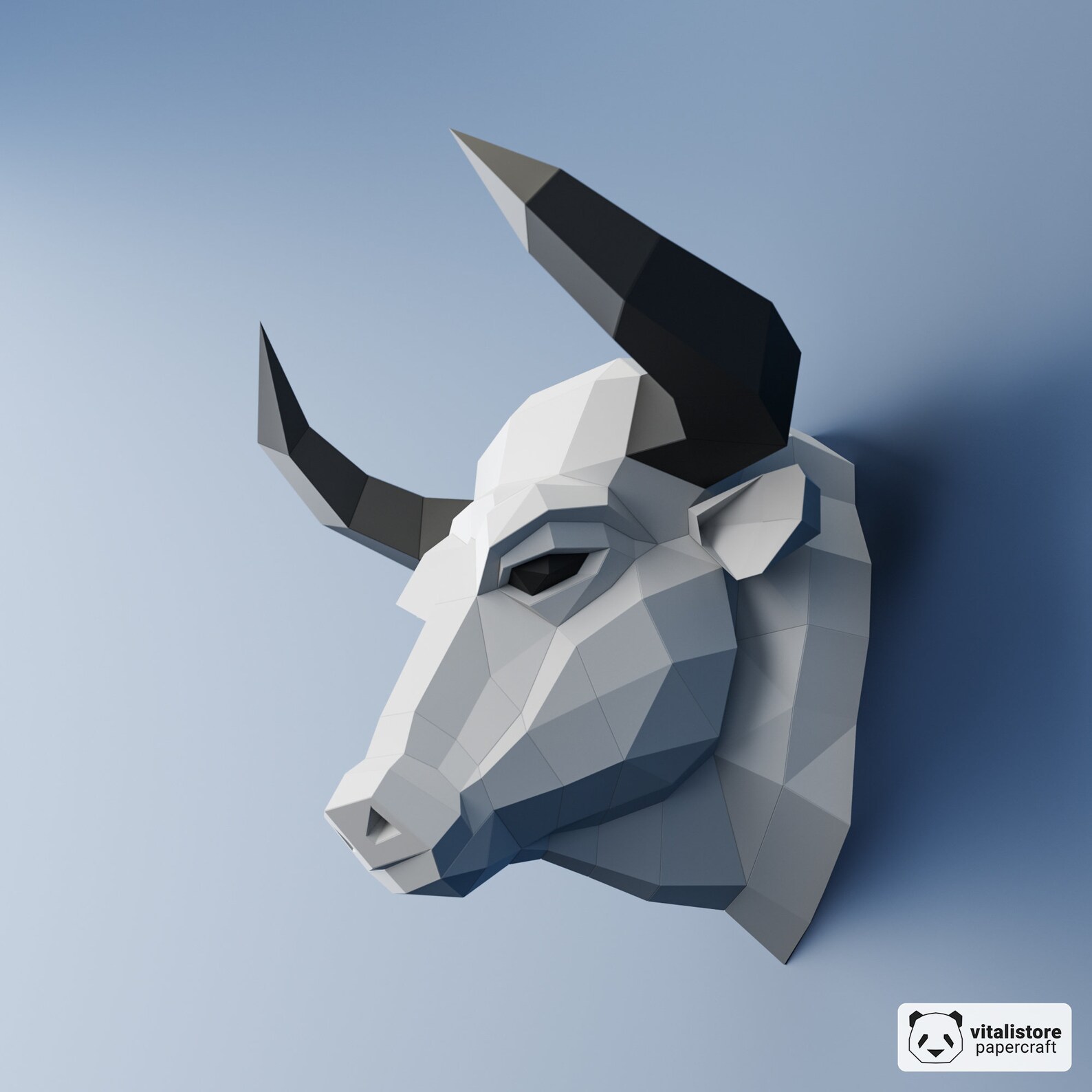 Bull Papercraft Cow 3D Papercraft DIY Gift 3D Paper Craft - Etsy Canada