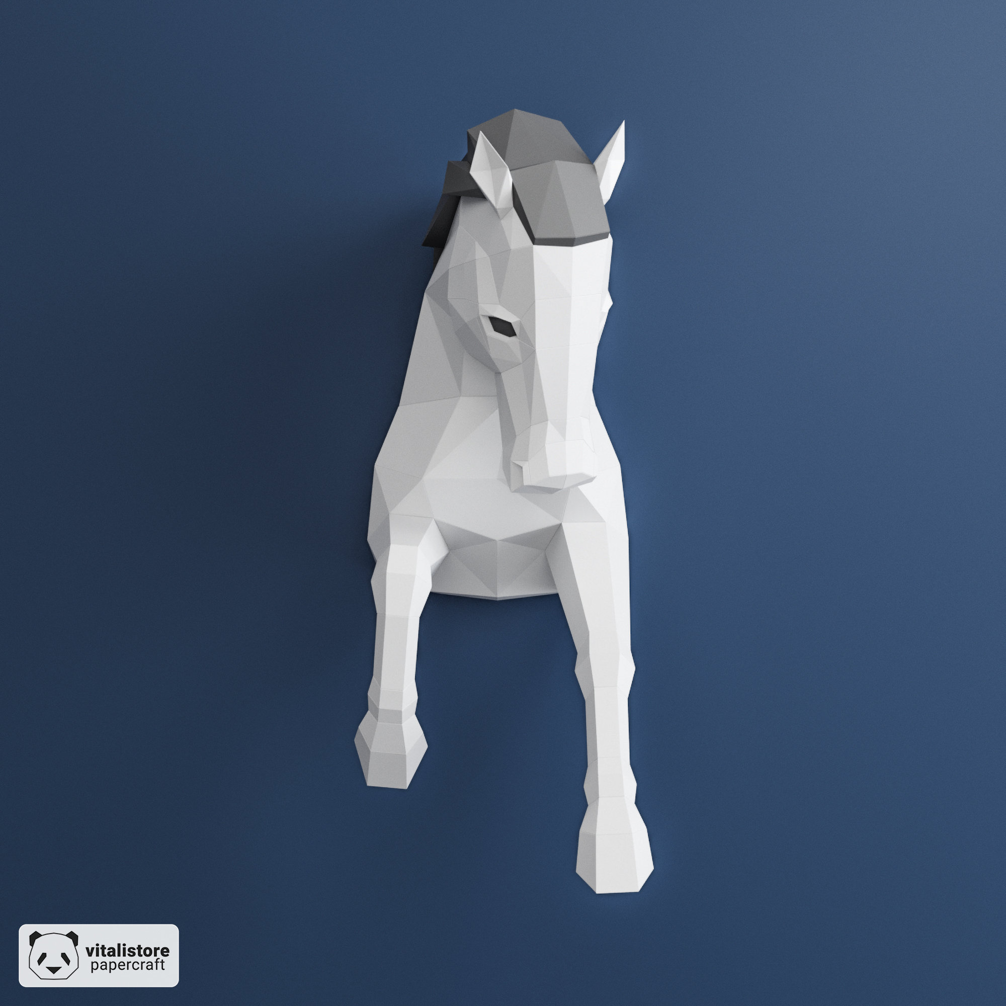 DIY Papercraft Horse Paper Craft 3D Horse Low Poly - Etsy UK