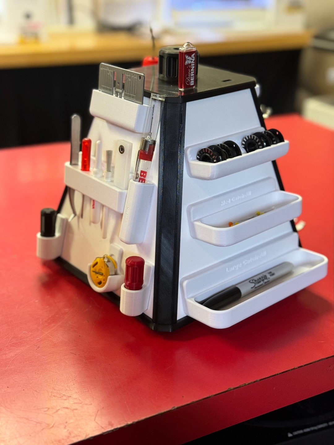 Bernina Accessory Tower - Large Size (4 Sided, No Stick-on Holders Included) - Etsy