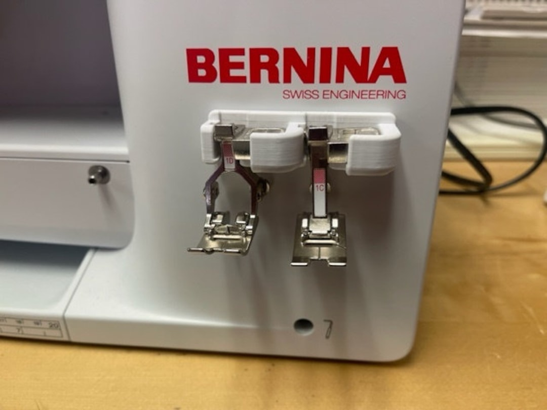 Bernina 9 Mm Stick on Presser Feet Rack (holds 2 Feet) - Newest Bernina ...