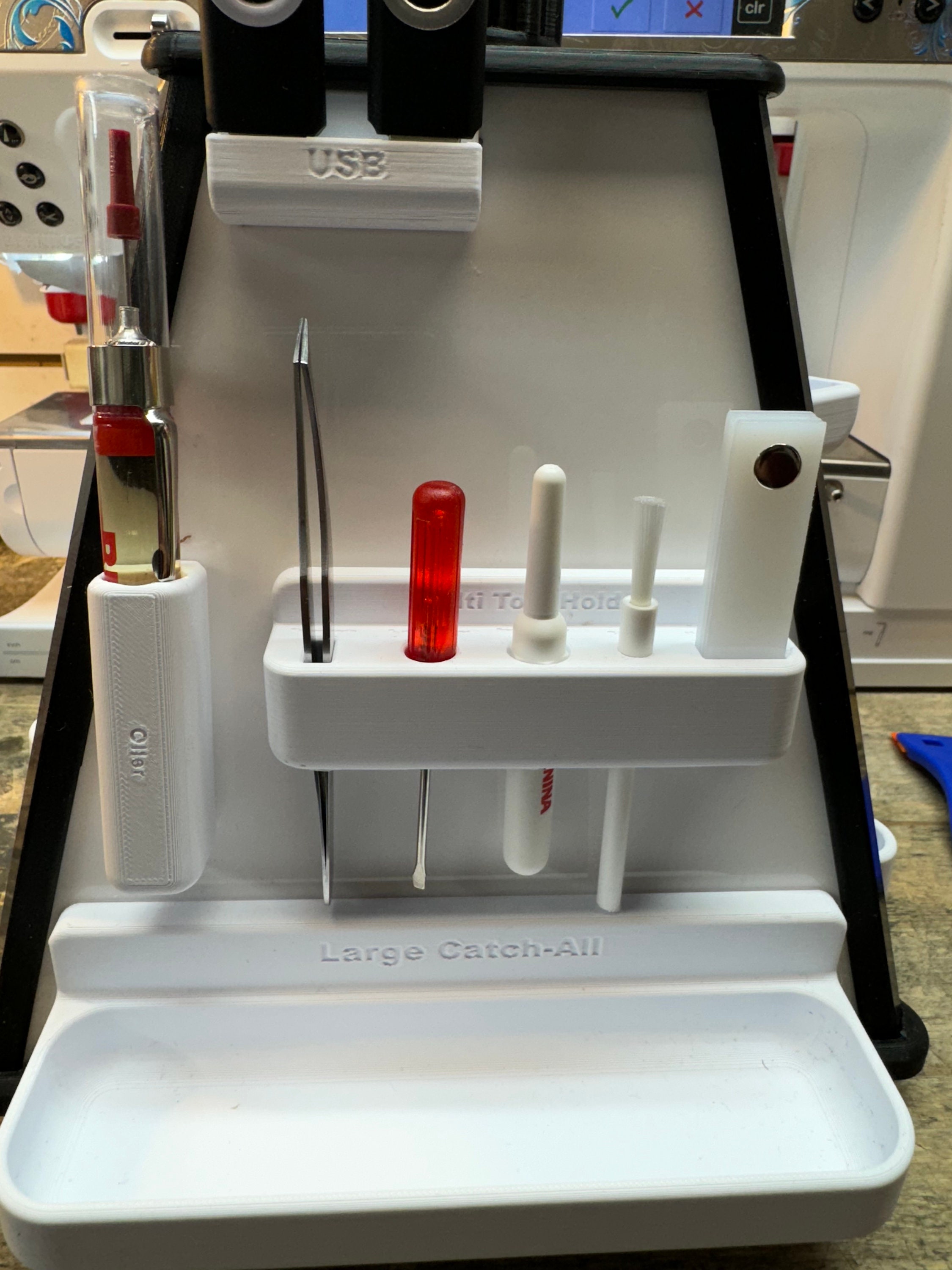 Bernina Multi Tool Holder Stick on Holder (holds Tweezers, Screw Driver ...