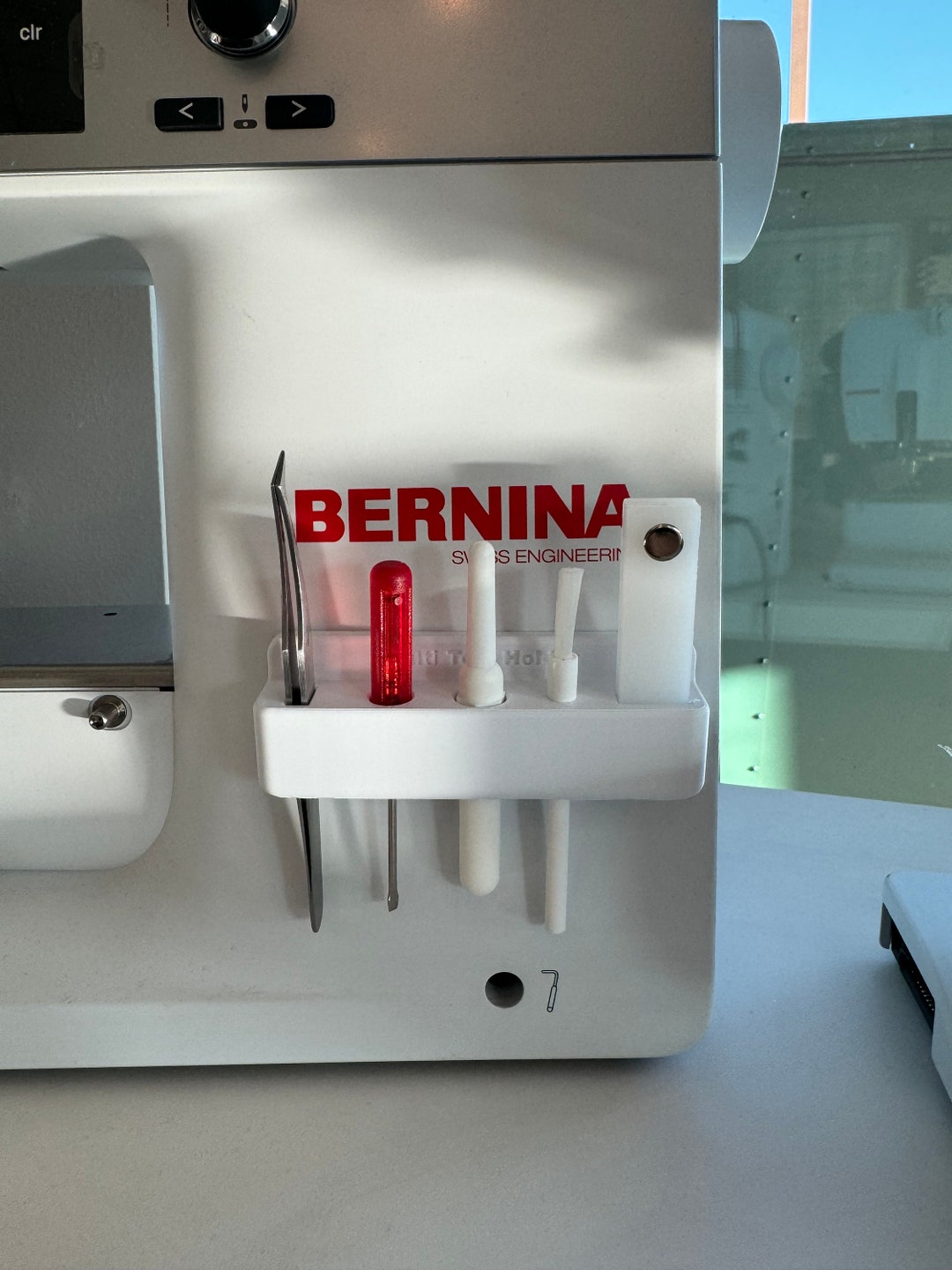 Bernina Multi Tool Holder Stick on Holder (holds Tweezers, Screw Driver ...