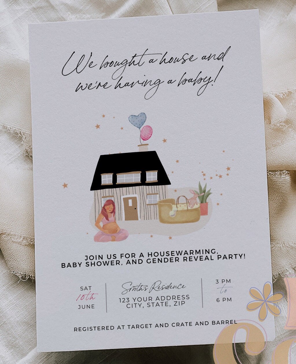 Housewarming Party Invitation Template, Editable Housewarming Party ...