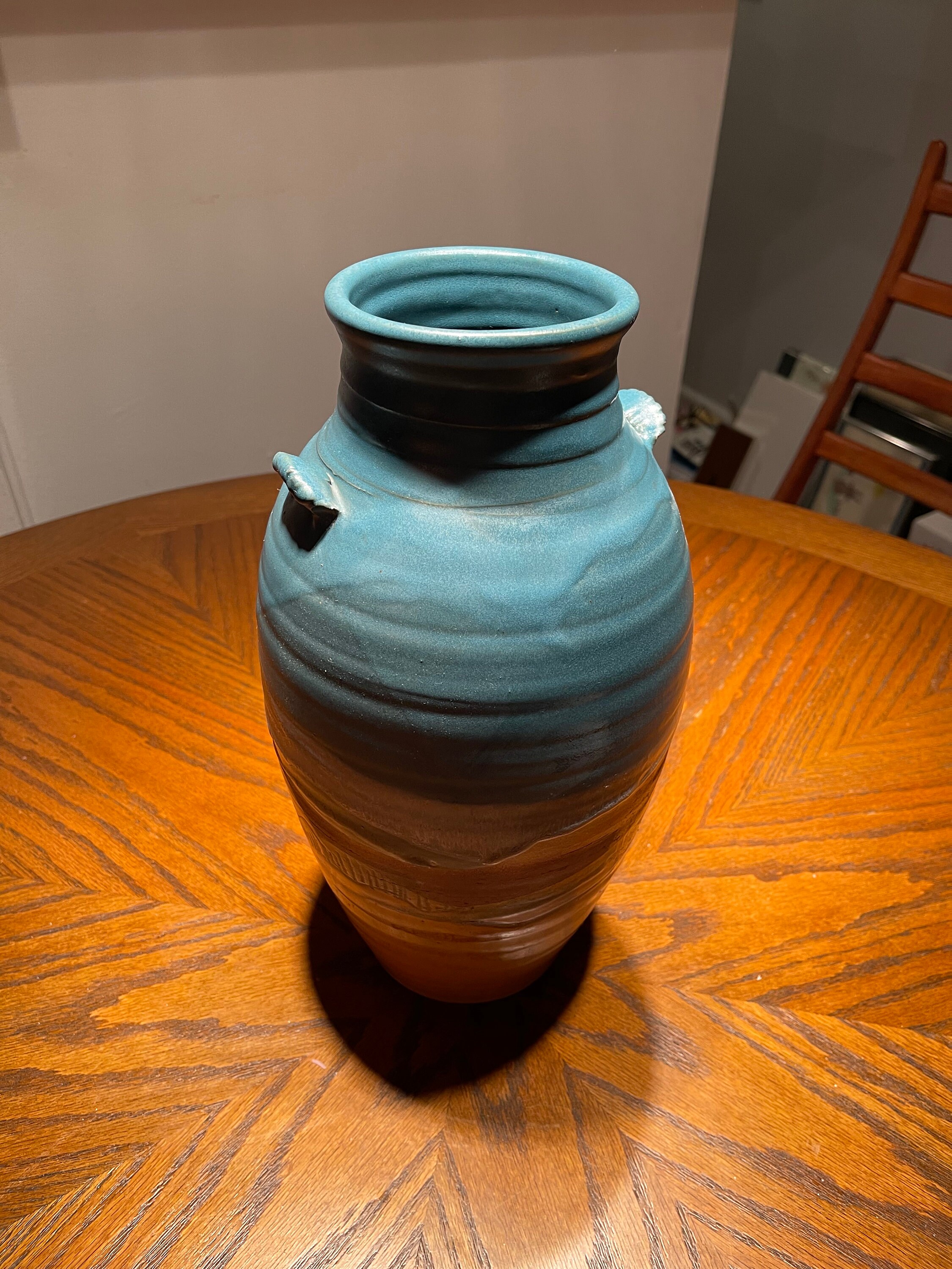Vintage Signed Vase Pottery - Etsy