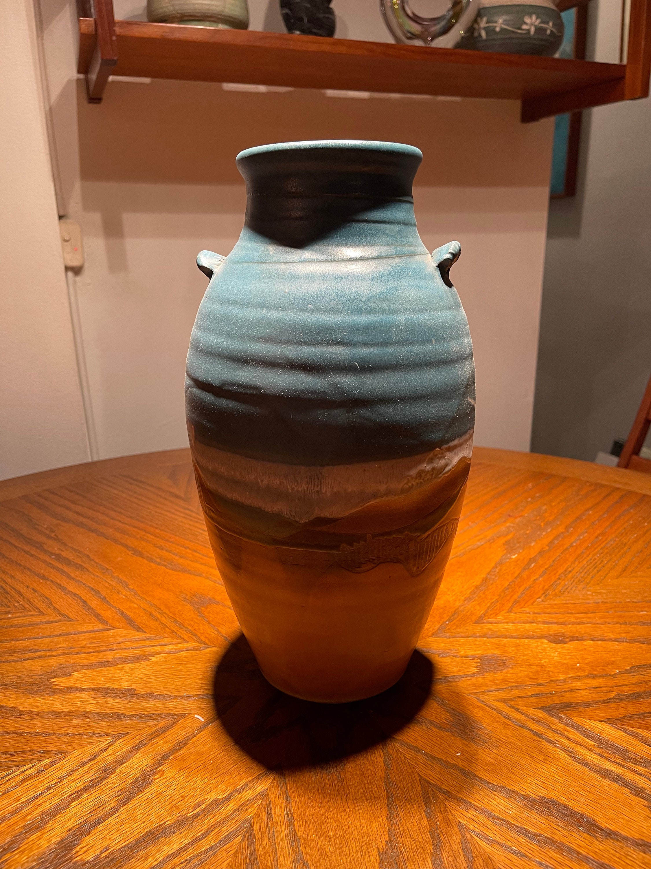 Vintage Signed Vase Pottery - Etsy