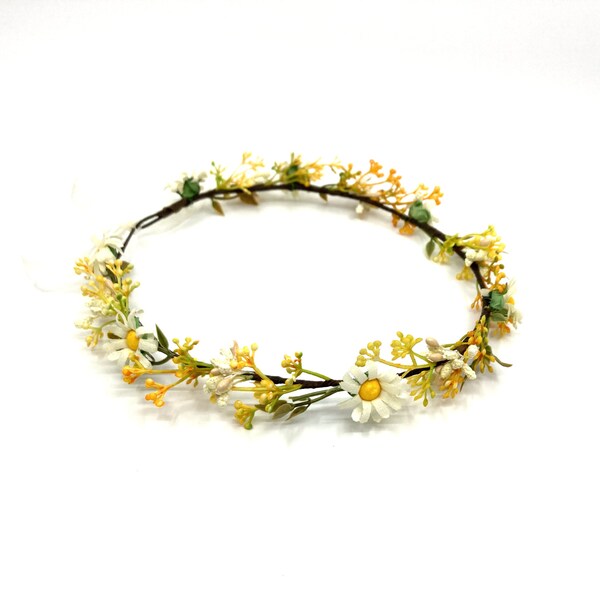 Yellow Flower Crown - Etsy