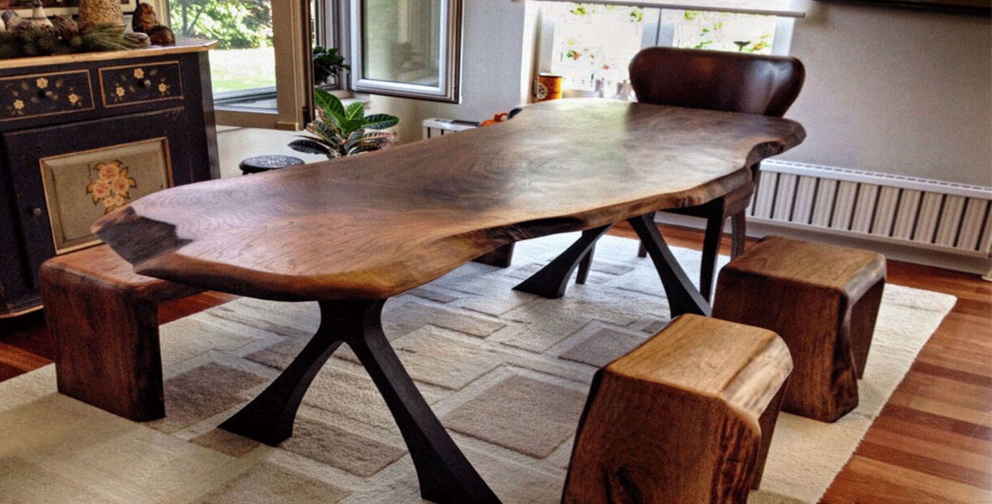 Live Edge Dining Table Live Edge Coffee Table Solid - Etsy