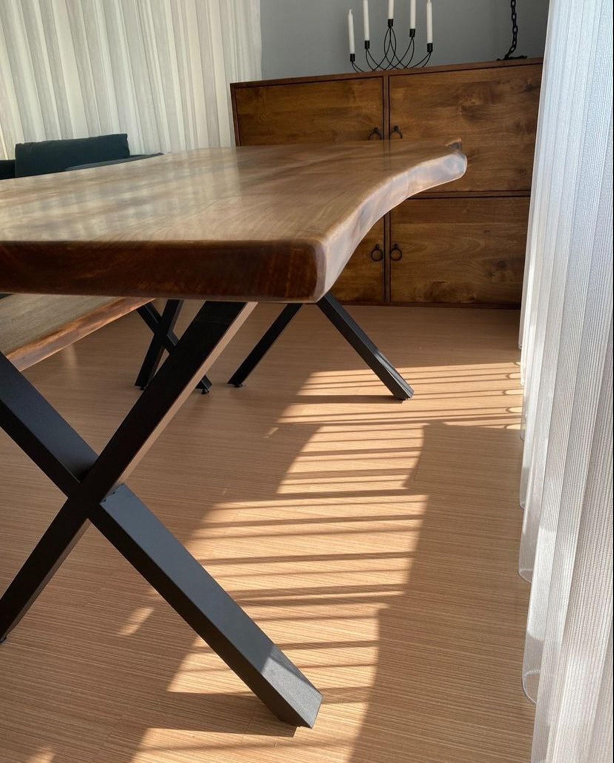 Live Edge Kitchen Table Live Edge Dining Table Kitchen - Etsy