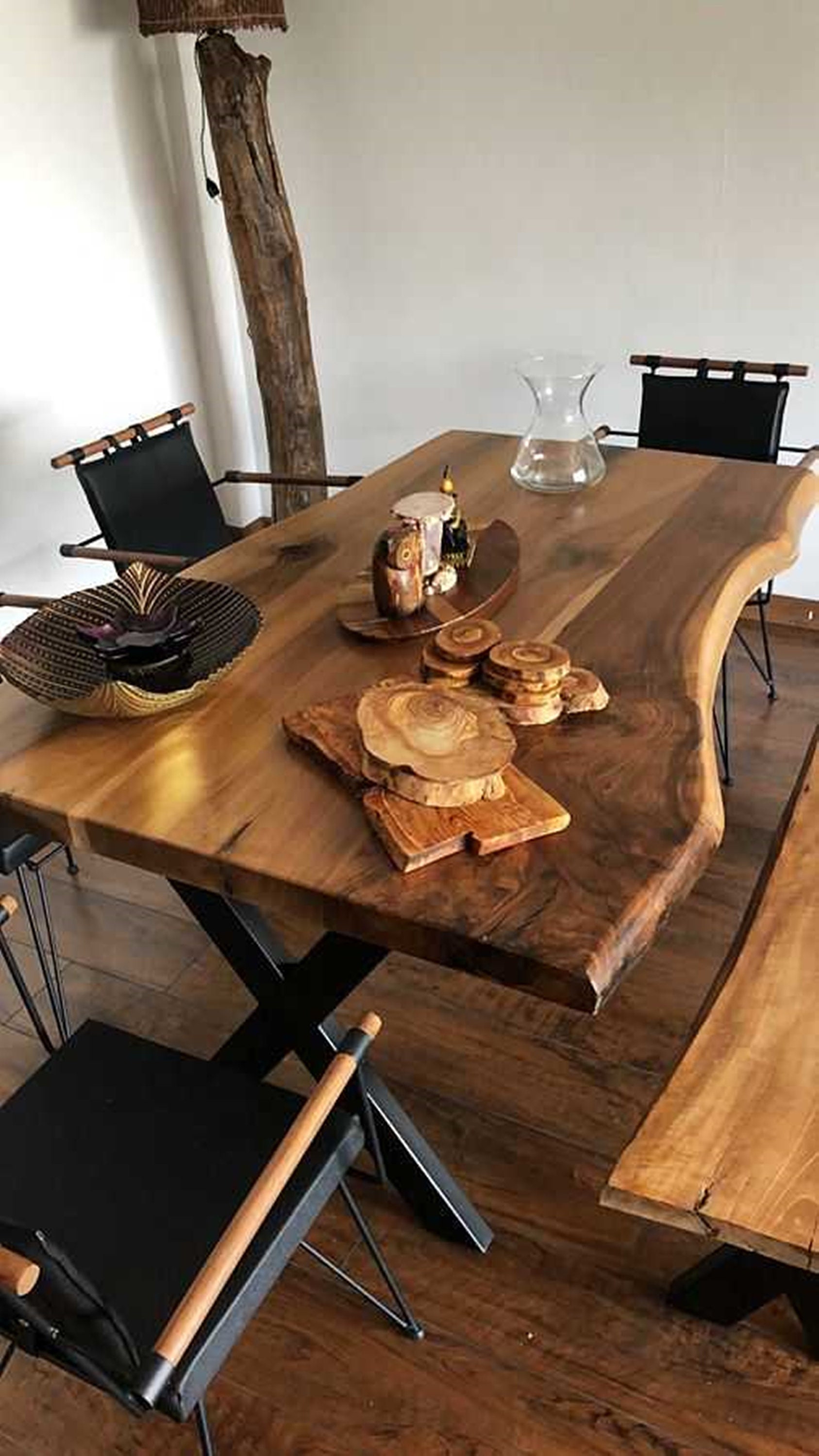 Kitchen Table, Live Edge Dining Table, Live Edge Coffee Table , Solid ...