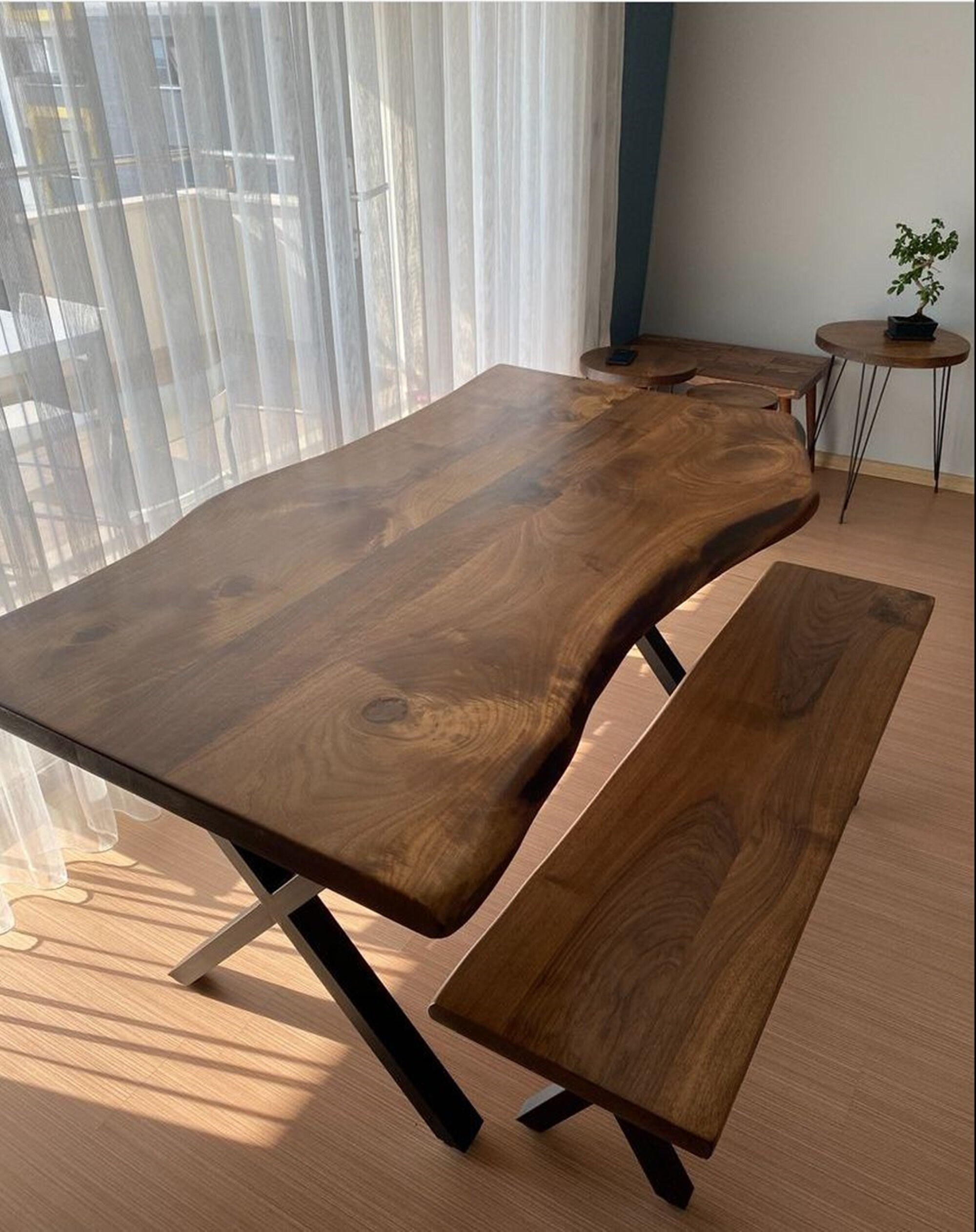 Live Edge Kitchen Table Live Edge Dining Table Kitchen - Etsy