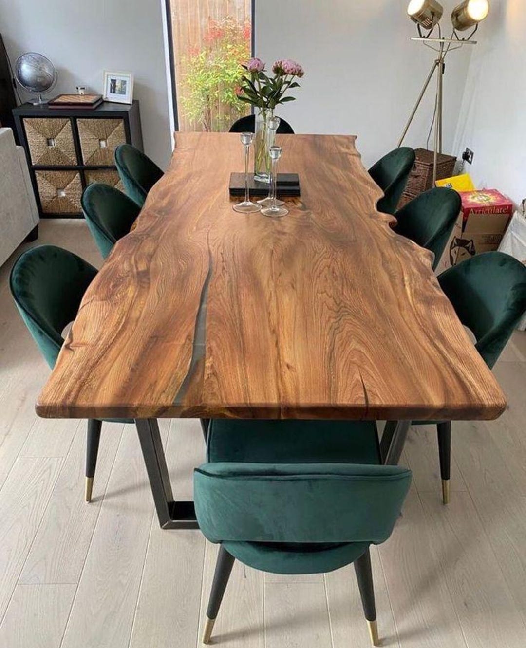 Handmade Table, Live Edge Table, Black Walnut Table, Walnut Table ...