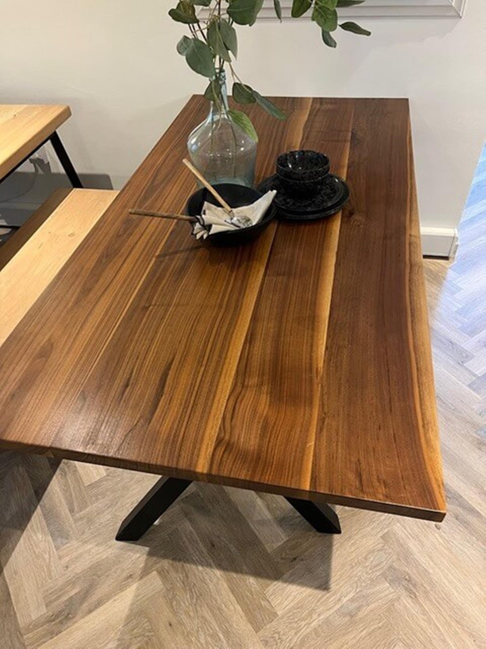 Handmade Table, Live Edge Table, Black Walnut Table, Walnut Table ...