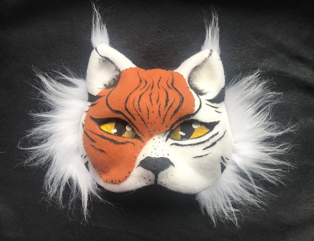 Masque thérien chat loup lynx quel que soit lanimal que - Etsy France