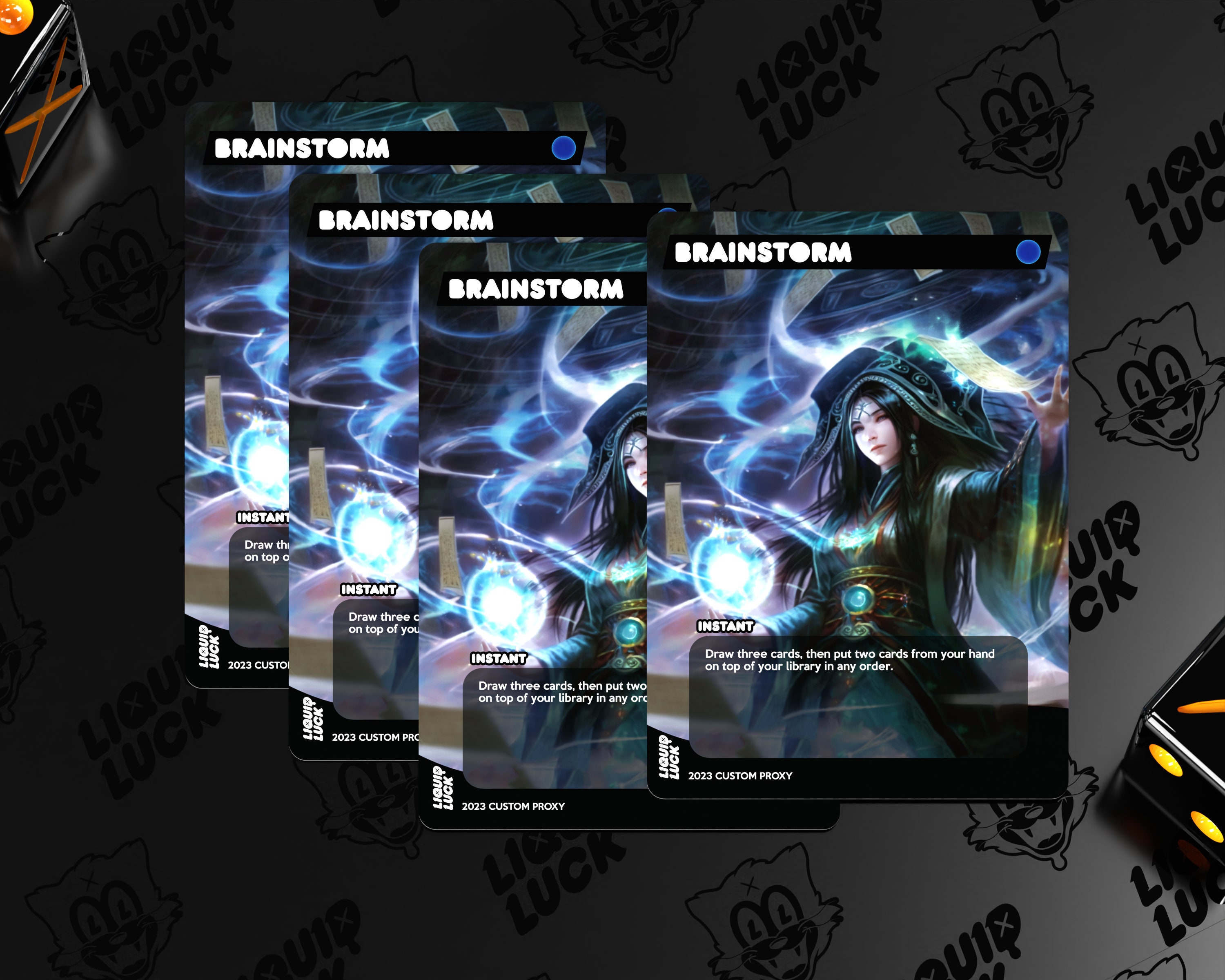 Brainstorm MTG Proxy Full Art Custom MTG Proxy perfect for - Etsy