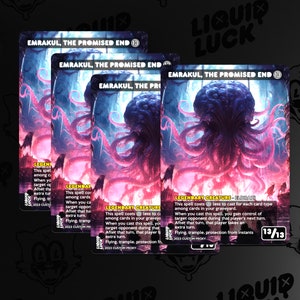 Emrakul, the Promised End MTG Proxy Vintage Fantasy Art Style Full Art ...