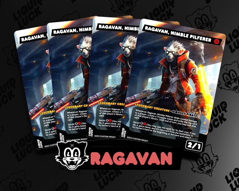 Ragavan Nimble Pilferer MTG Proxy Full Art Custom Mtg - Etsy UK