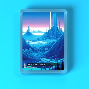 20 Basic Lands Set for MTG Mtg Proxy Basic Lands Custom Magic Cards for ...