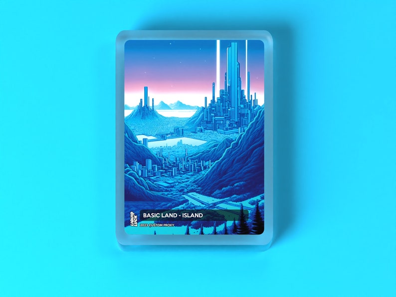 20 Basic Lands Set for MTG Mtg Proxy Basic Lands Custom - Etsy