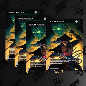 Deadly Rollick MTG Proxy Full Art Custom Commander Cards for - Etsy