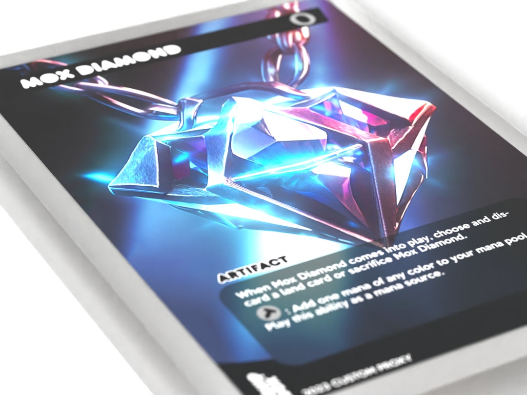 Mox Diamond Full Art Custom Mtg Commander Proxy - Etsy