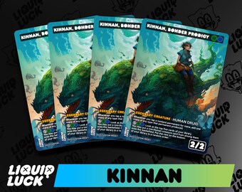 Mtg Altered Art Card Kinnan Bonder Prodigy - Etsy