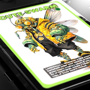 2/2 Green Scute Swarm MTG Creature Tokens Full Art Custom Tokens for ...