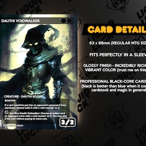Dauthi Voidwalker MTG Proxy Full Art Custom Commander Cards for EDH ...