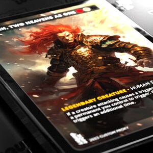 Isshin, Two Heavens as One MTG Proxy Vintage Fantasy Art Style Custom ...