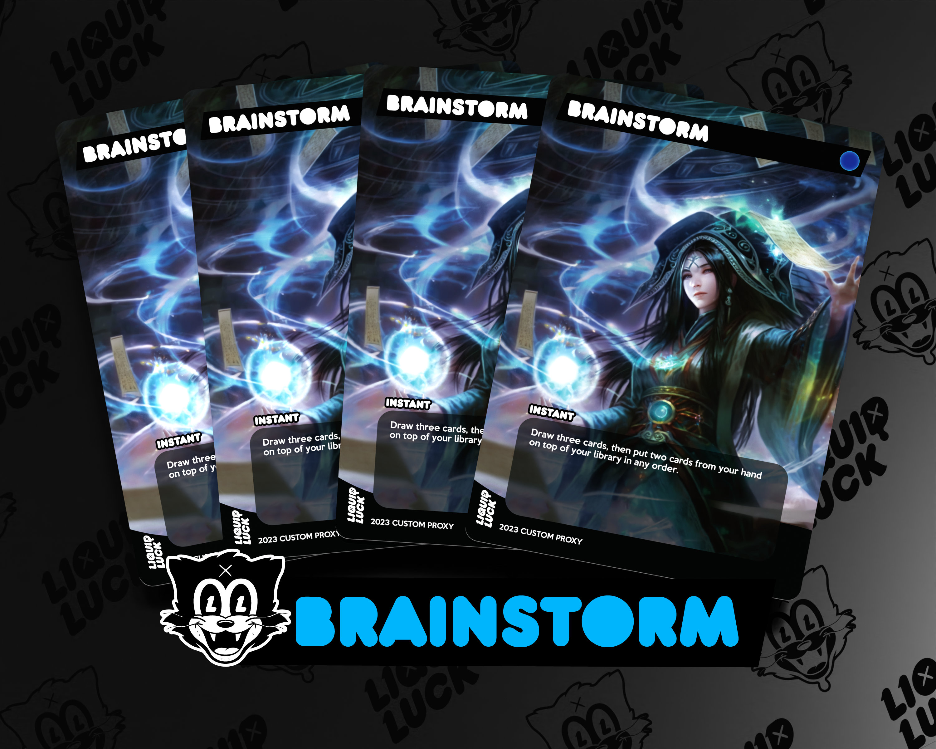 Brainstorm MTG Proxy Full Art Custom MTG Proxy perfect for - Etsy