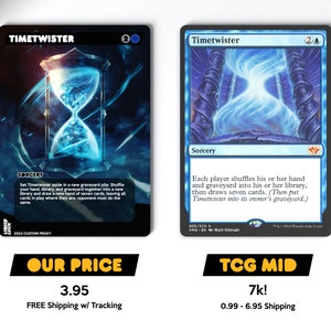 Timetwister Full Art Custom MTG Proxy for Commander - Etsy