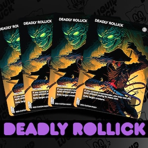 Deadly Rollick MTG Proxy Full Art Custom Commander Cards for - Etsy