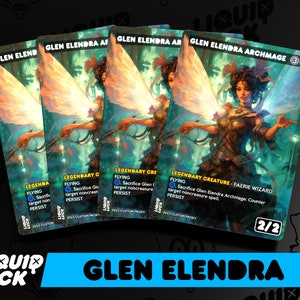 Glen Elendra, Archmage MTG Proxy Full Art Custom Commander Cards for ...