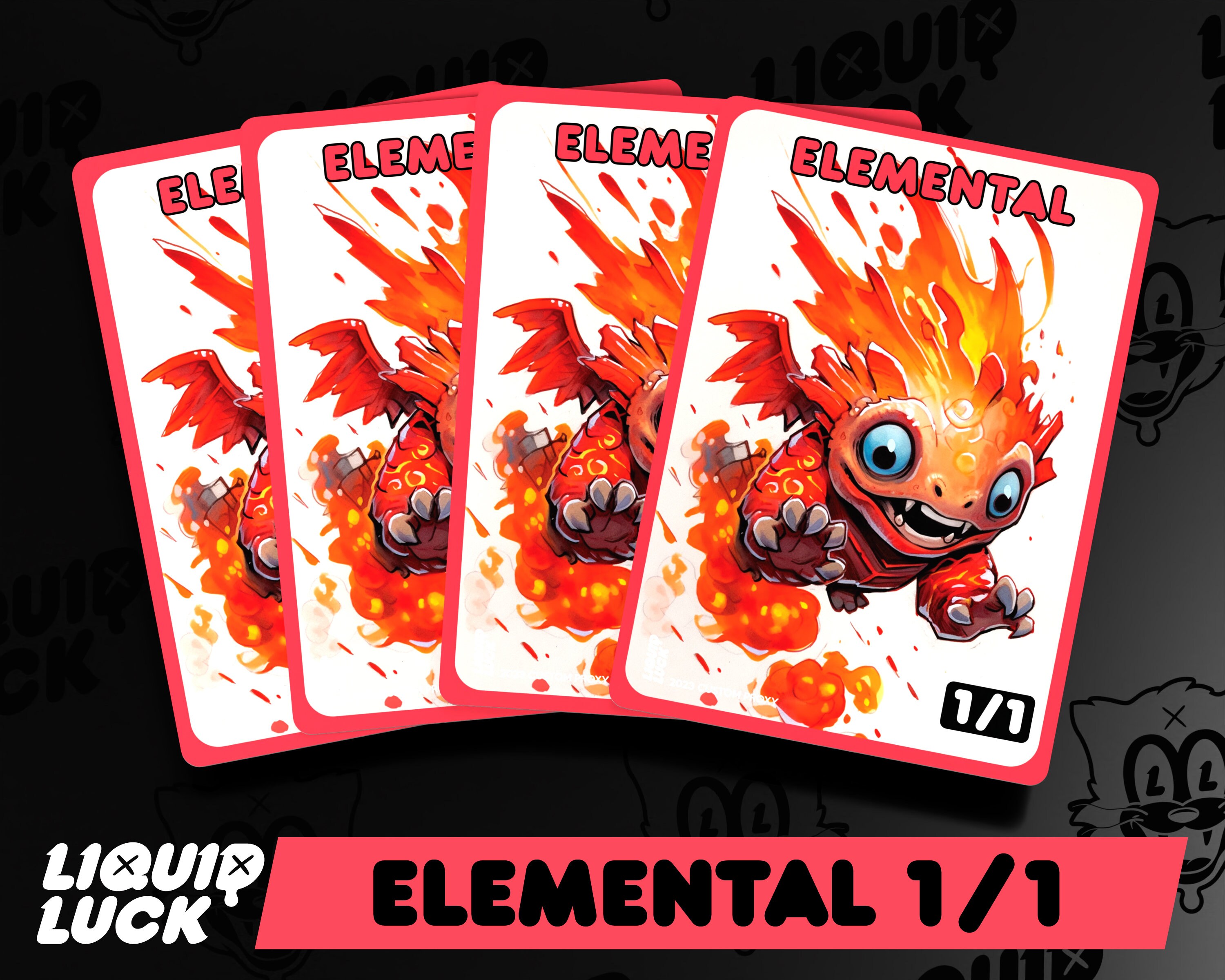 Red Elemental Token 11