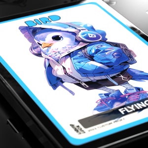 2/2 Blue Bird Creature Token With Flying Created by Swan Song Full Art ...