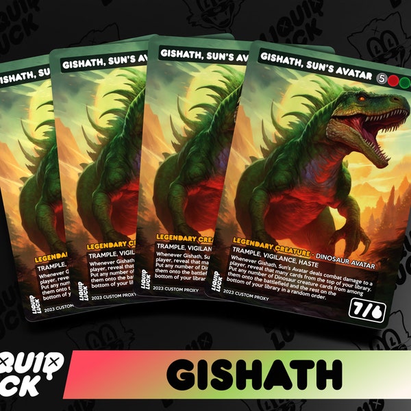 Gishath Suns Avatar Proxy - Etsy