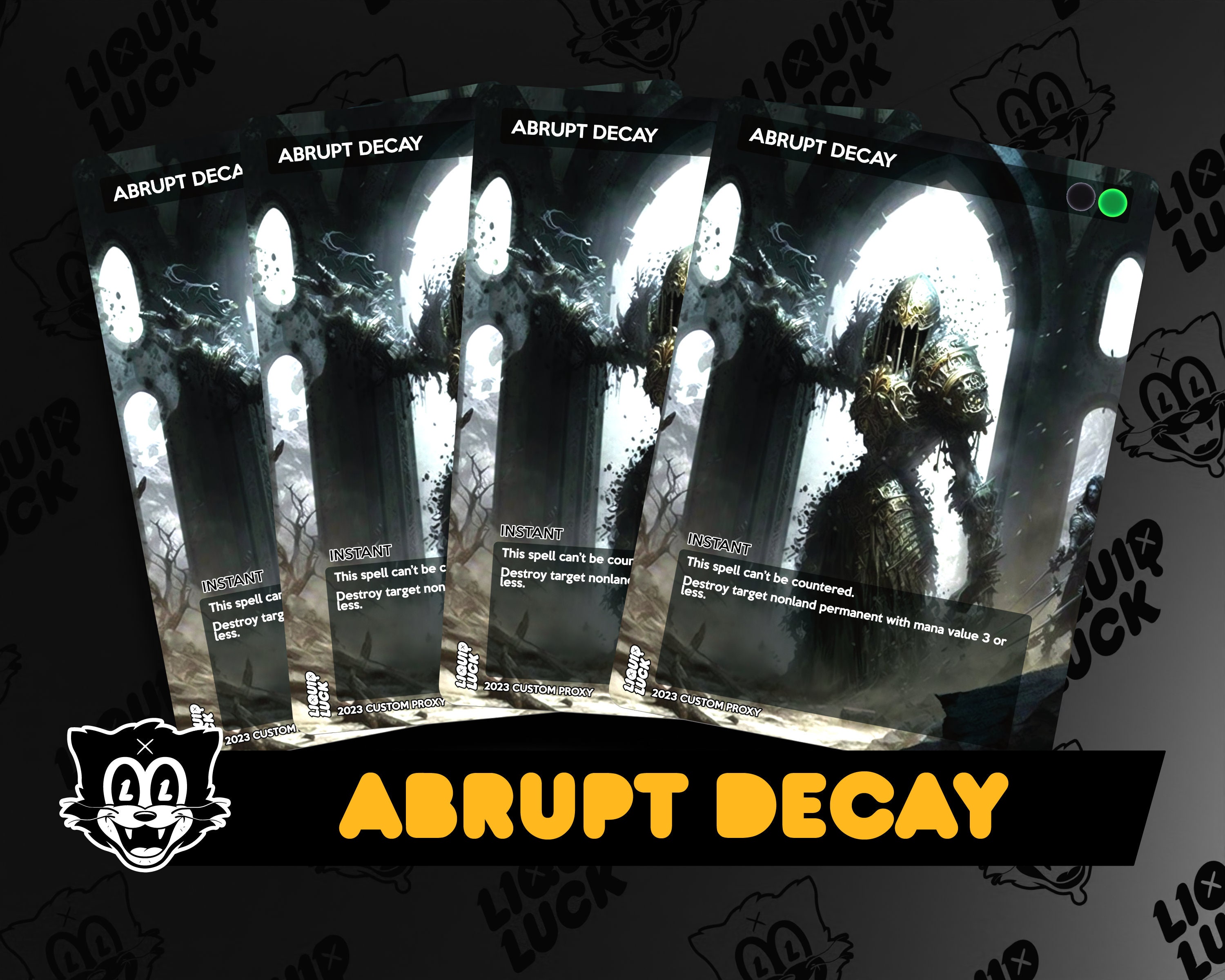 Abrupt Decay Foil