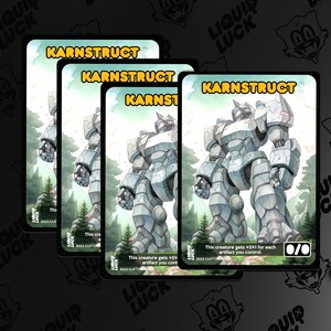 Karnstruct artifact Construct MTG Tokens Full Art Custom Tokens ...