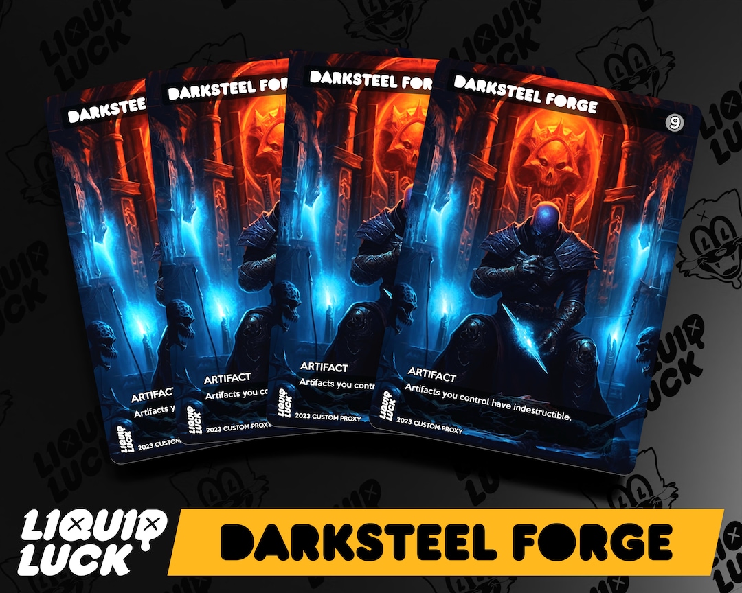 Darksteel Forge MTG Proxy Re-imagined Vintage Fantasy Style Custom Altered Proxies Perfect for ...