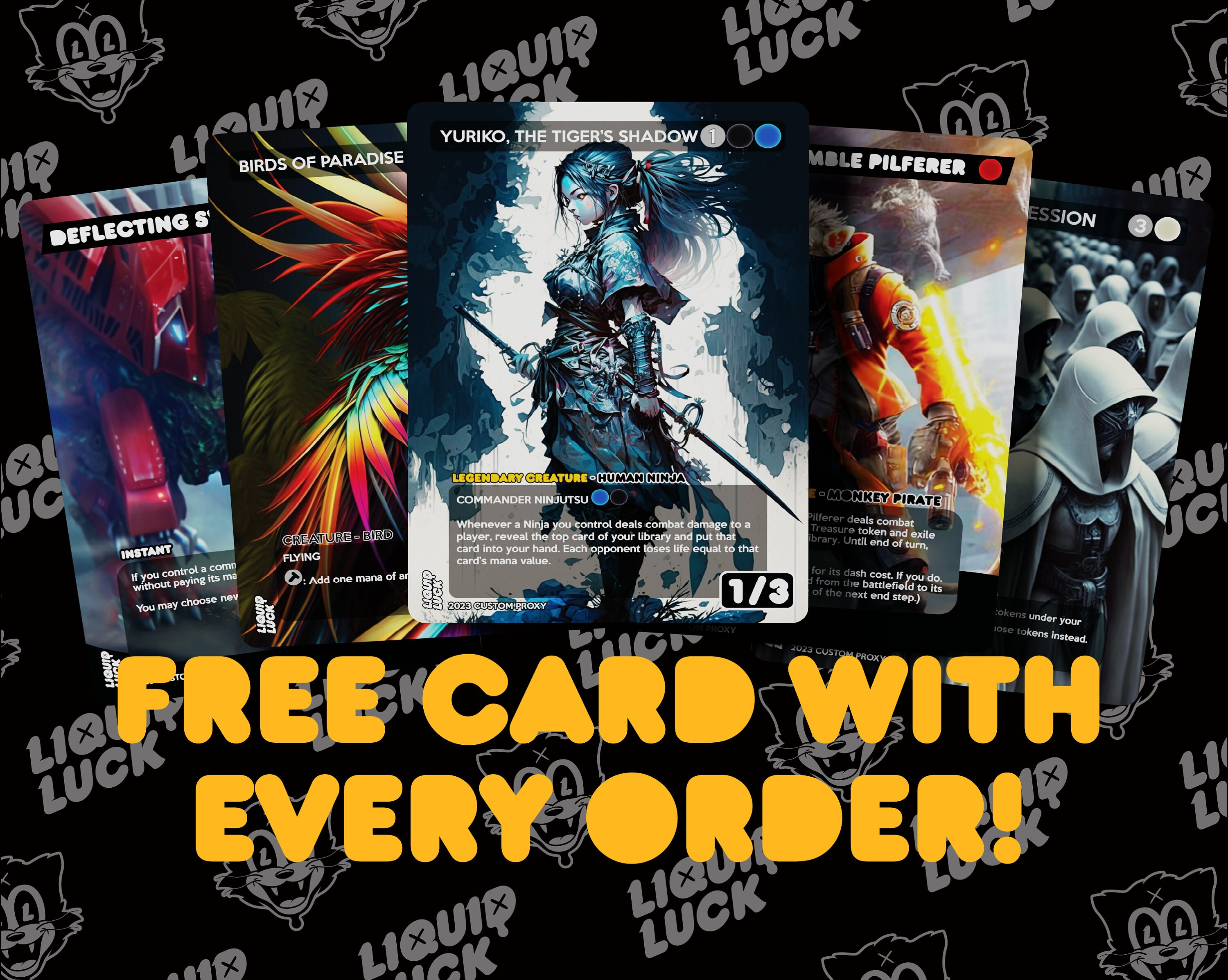 Toxic Deluge MTG Proxy Full Art Custom Mtg Commander Proxy - Etsy