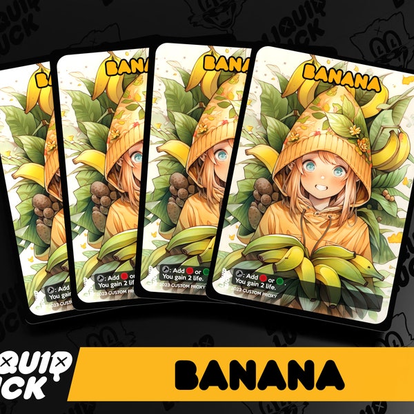 Mtg Banana Token - Etsy