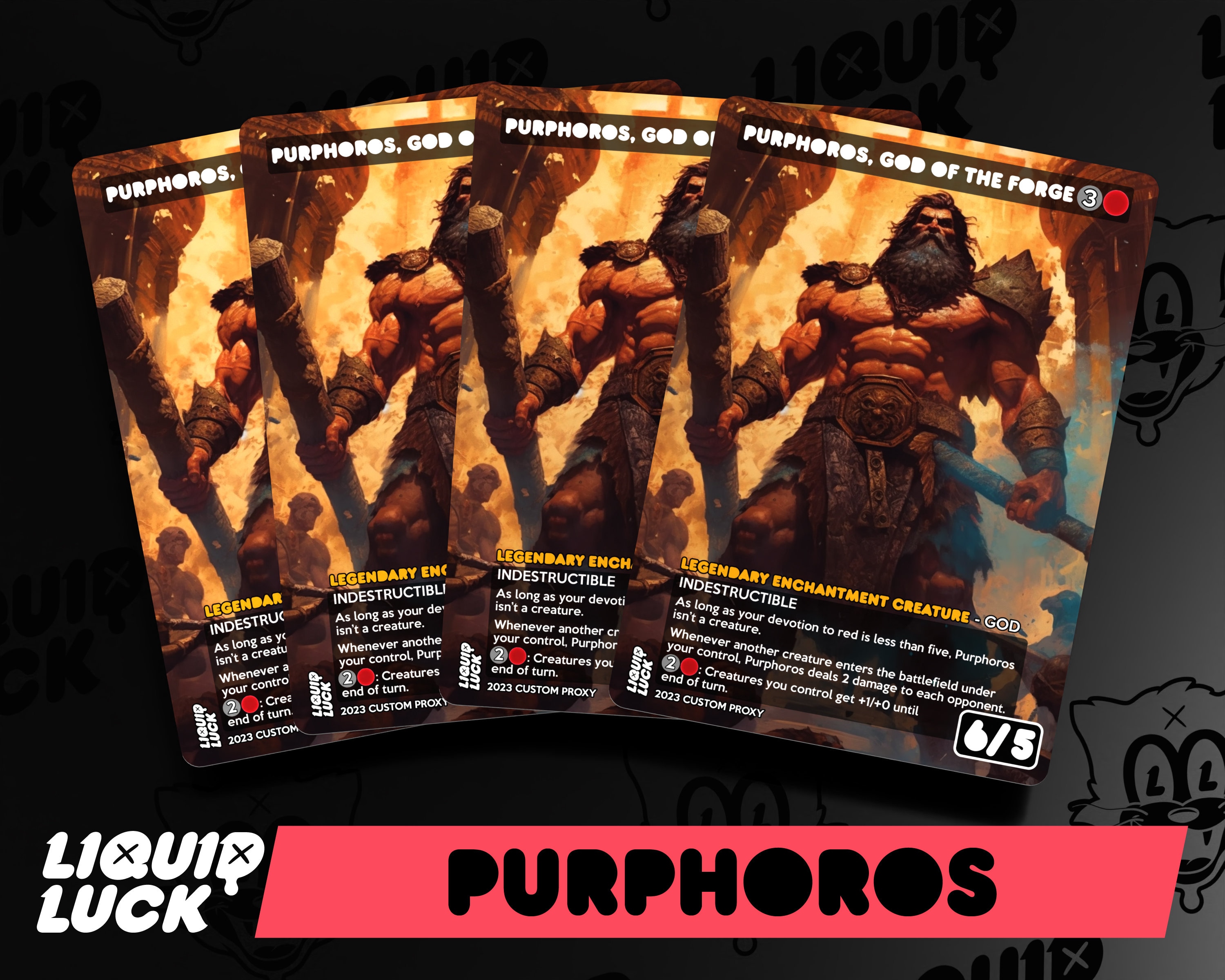 Purphoros, God Of The Forge Wallpaper