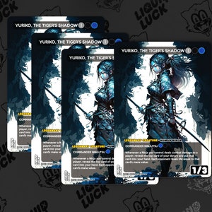 Yuriko, the Tiger's Shadow Proxy Anime Full Art Custom Commander Cards ...