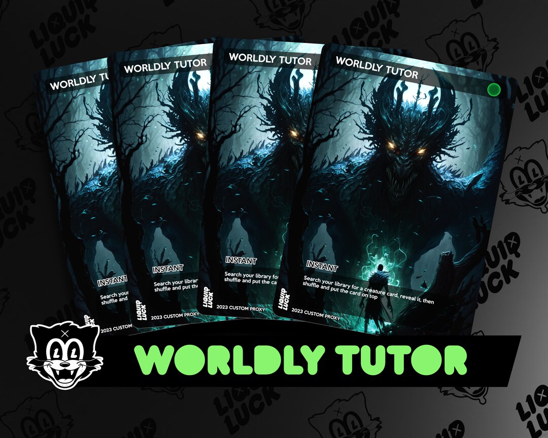Worldly Tutor MTG Proxy Full Art Custom Commander Cards for EDH/CEDH - Etsy Worldly Tutor MTG Proxy Full Art Custom Commander Cards for EDH/CEDH - Etsy